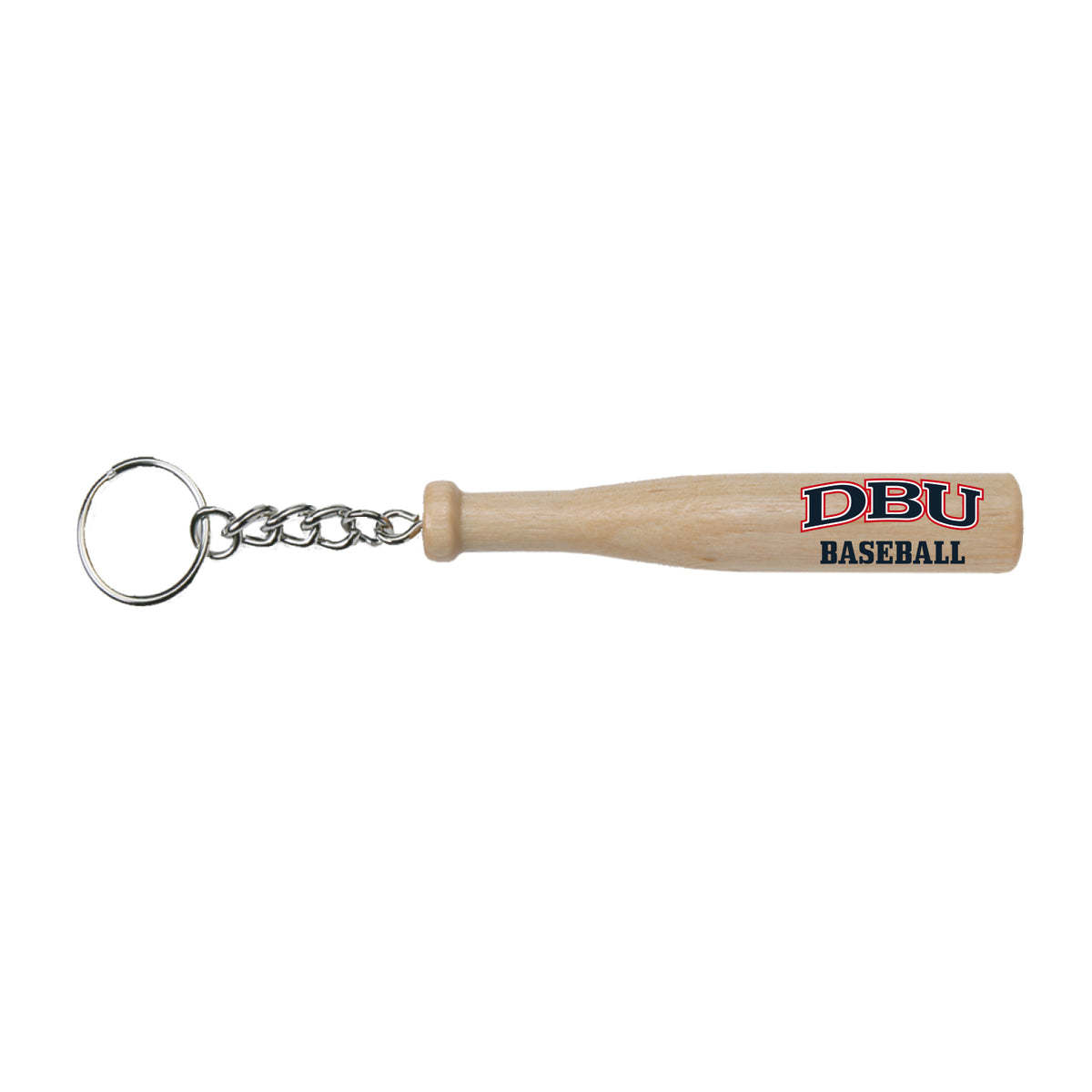Baseball Bat Key Tag. Wooden – Dallas Baptist University Campus Store