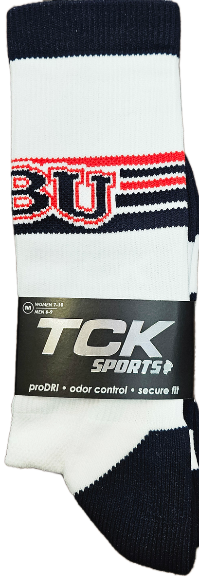 Varsity Crew Sock, Navy/White/Red (Size M) – Dallas Baptist University ...
