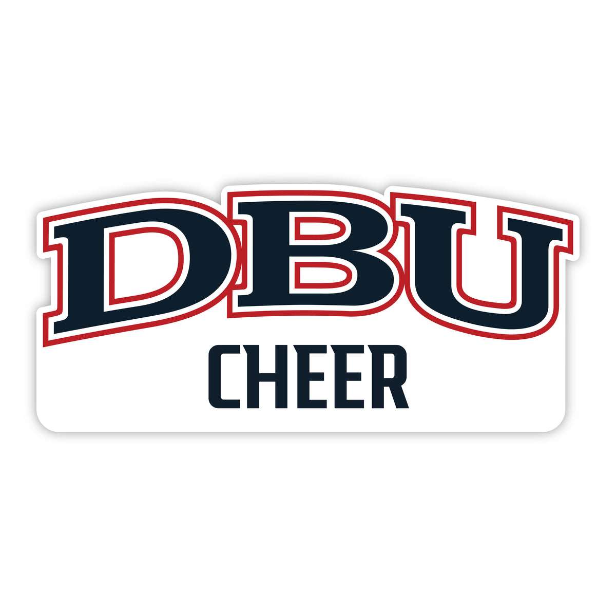 DBU CHEER Decal - M17 – Dallas Baptist University Campus Store