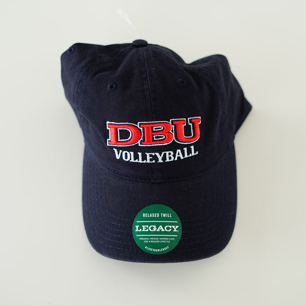 Legacy Relaxed Twill DBU Volleyball, Navy – Dallas Baptist University ...