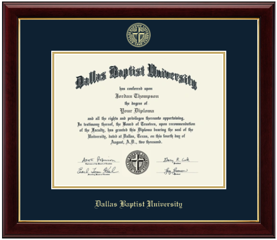 Associate/ Bachelor Gallery Diploma Frame with Gold Embossed Seal and ...
